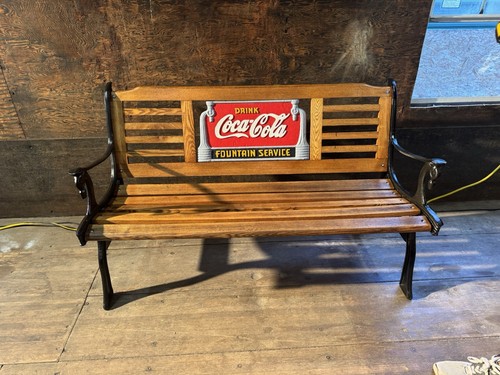 Classic Coca Cola Bench | eBay