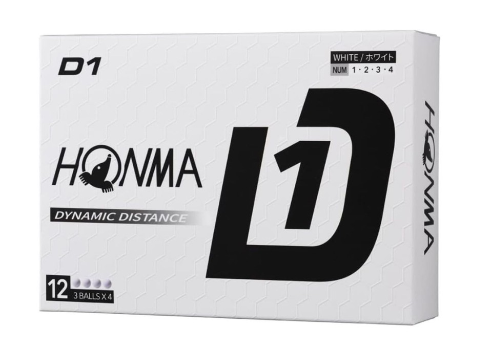 [2 Dozen Set] Honma Golf D1 Ball 2024 Model BT2401 HONMA Golf Ball 2 ...