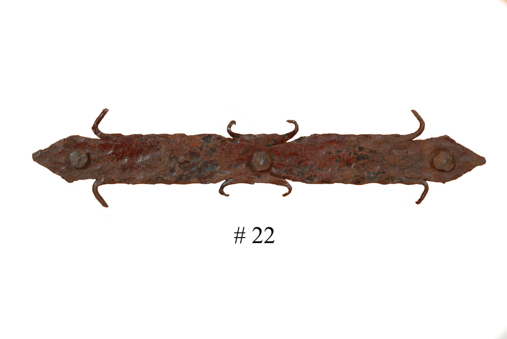 Rustic Door Hardware-"Spear" Large-Mexican-Iron- Hammered Iron-Clavos ...
