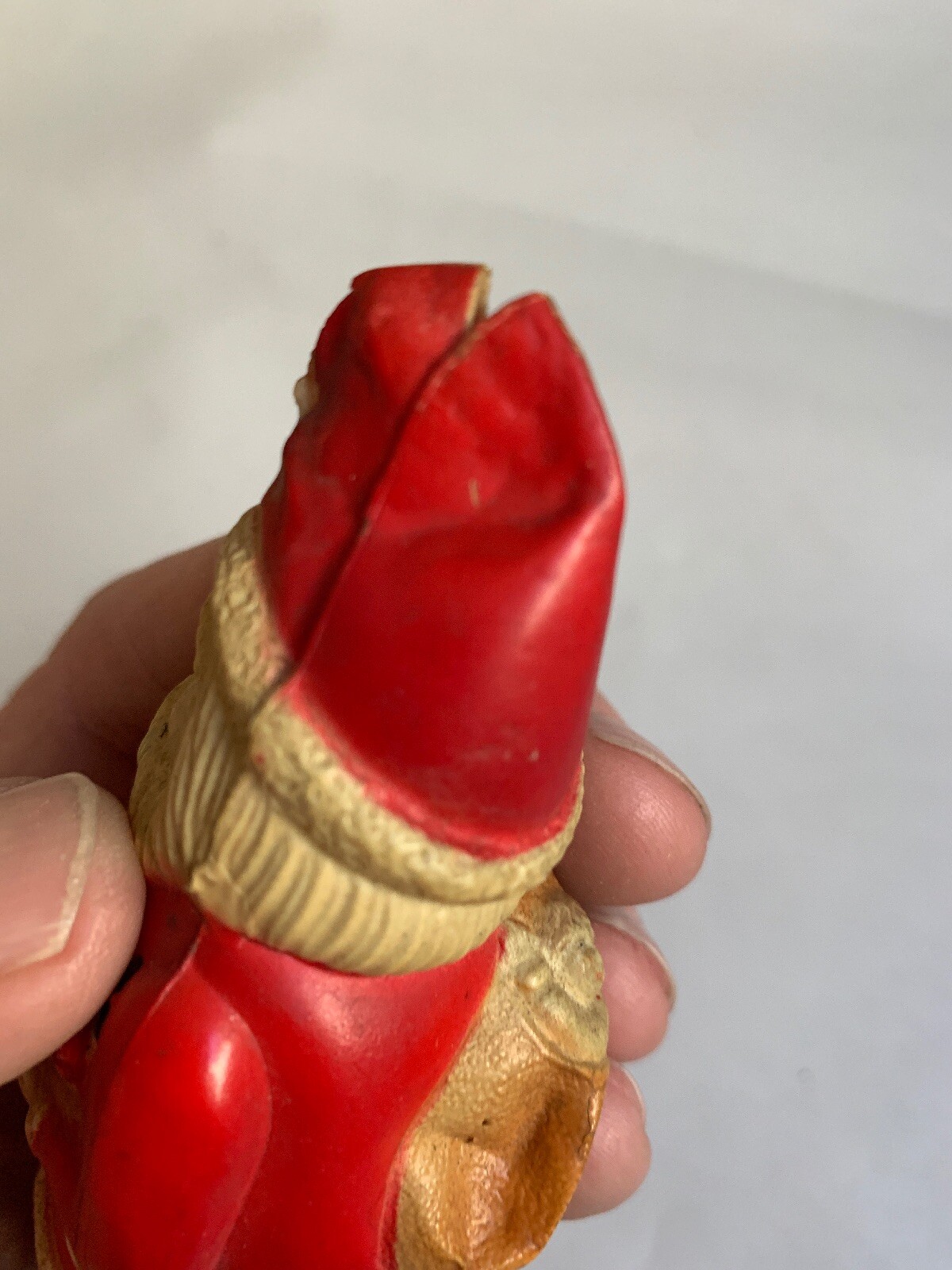 Antique Celluloid Santa Figurine 1930's Viscoloid USA Christmas ...