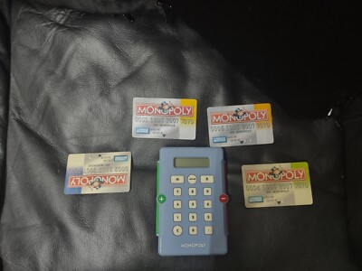 Monopoly Electronic Banking Board Game Replacement Banker Unit And 4 ...