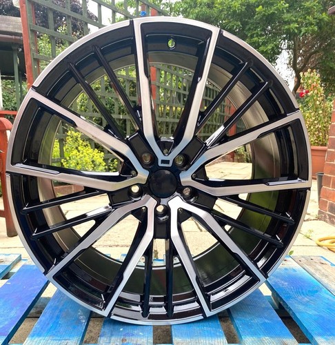 20" BMW 3 SERIES G20 G21 GLOSS BLACK/POL 660 DESIGN STAGGERED 8.5J 9.5J ...