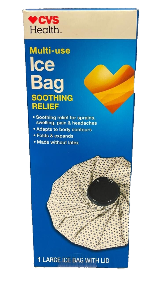 Multi-use Ice Bag Soothing Relief For Sprains Swelling Pain & Headaches ...