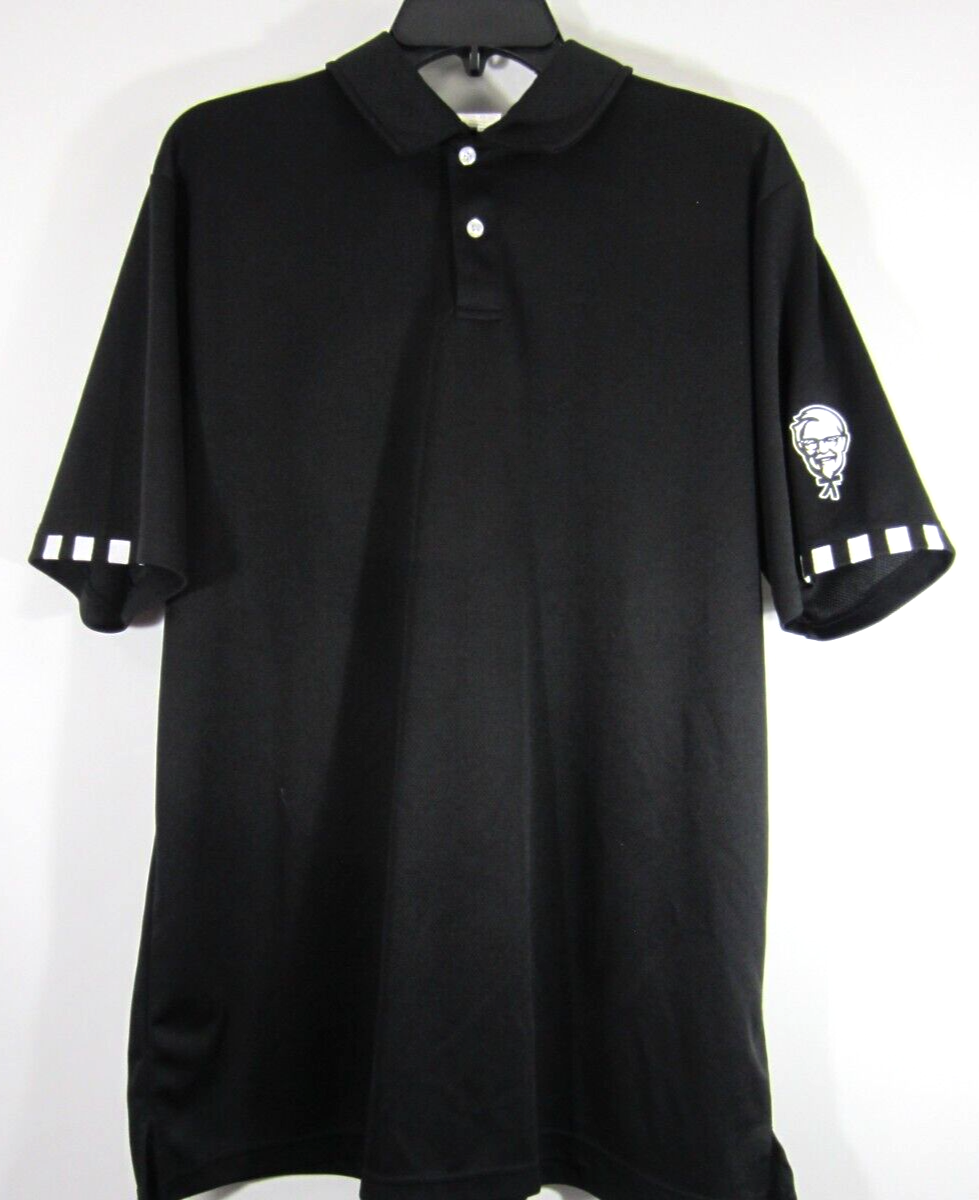 Kentucky Fried Chicken KFC Employee Uniform Polo Shirt Adult LRG LOT OF ...