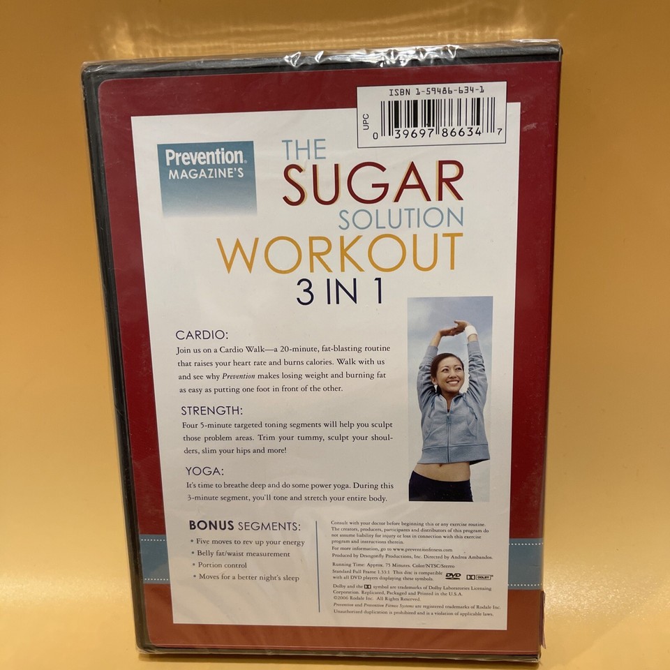 Prevention Magazine's The Sugar Solution Workout [Sealed] (DVD, 2006 ...