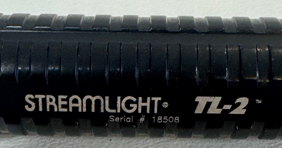 Streamlight TL-2 CR123A Lithium Tactical Flashlight 200 Lumens Rail ...