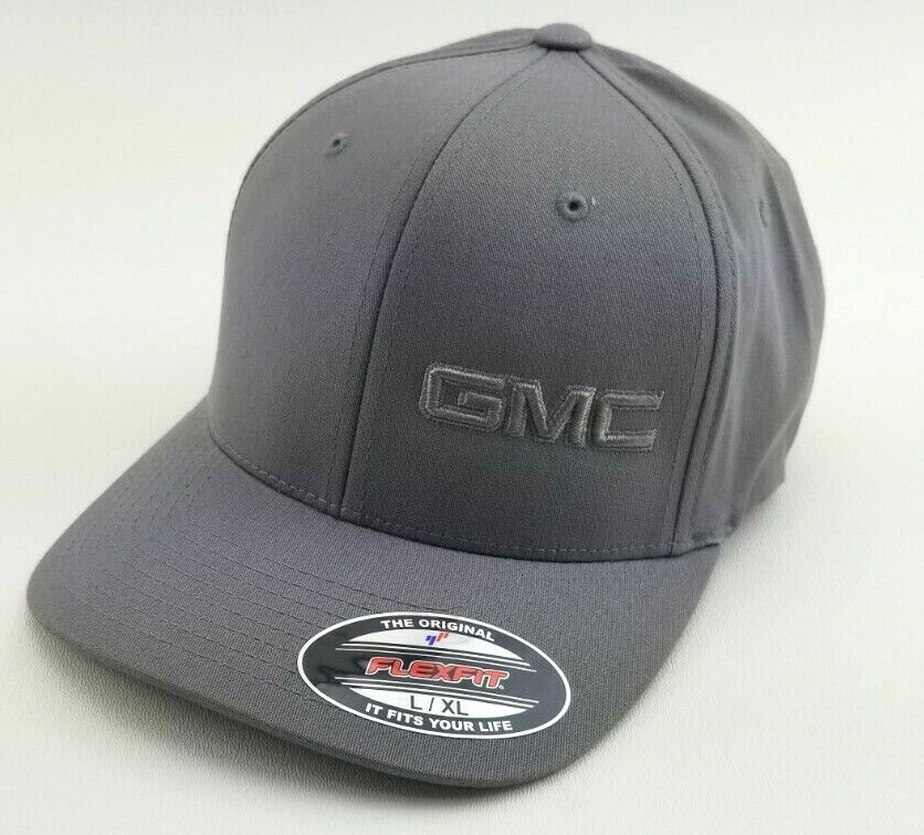GMC Hat SIERRA YUKON AUTO FLEXFIT Headwear CURVED *FREE SHIPPING in BOX ...