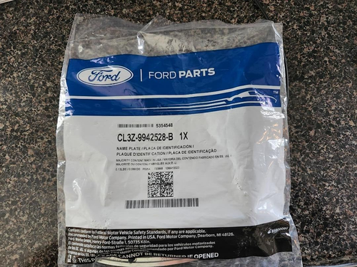 Cl3z-9942528-aa OEM Ford Name Plate CL3Z9942528AA for sale online | eBay