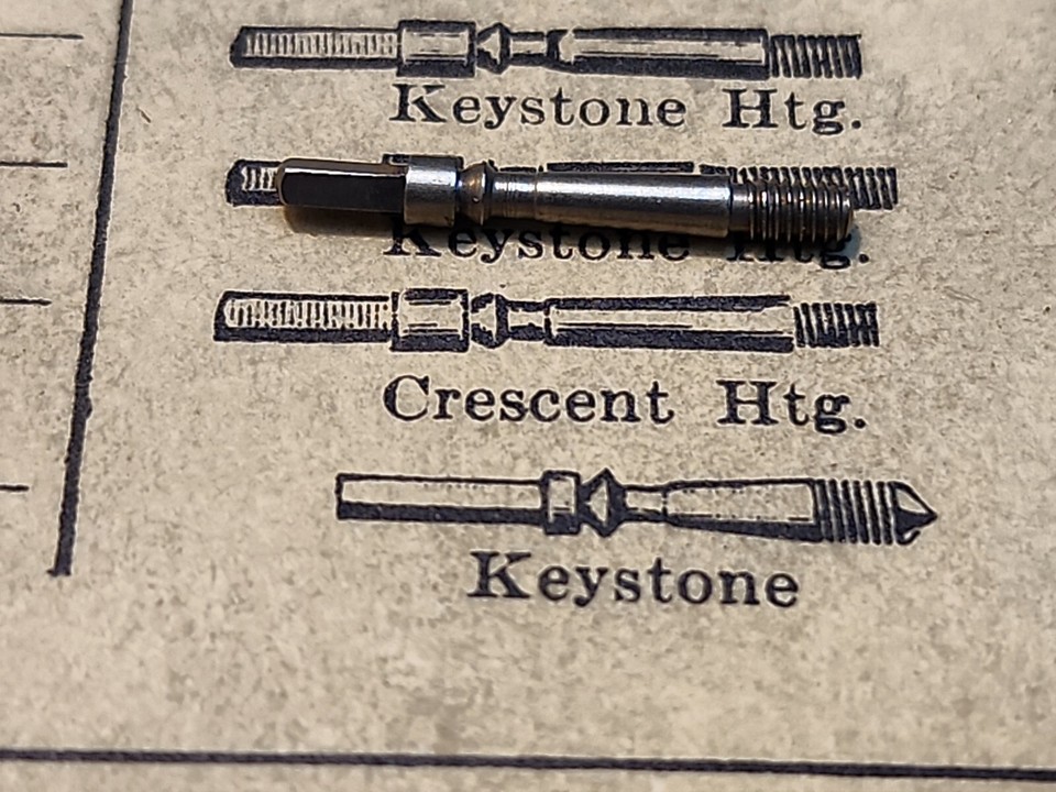 NOS American Pocket Watch Stem For 16s Crescent Hunting Case | eBay