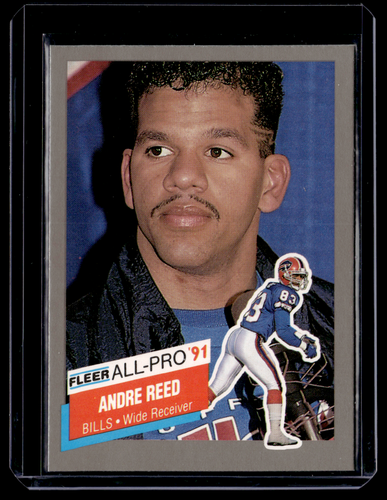 1991 Fleer All-Pros #1 Andre Reed Buffalo Bills HOF | eBay
