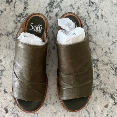 Söftt Netta green 6.5 green sandal | eBay