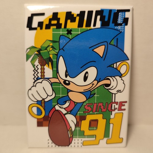 Sonic the Hedgehog Gaming Fridge Magnet Official Sega Collectible ...