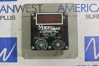 SYMCOM MOTOR SAVER MODEL 520RD THREE PHASE ELECTRIC MOTOR PROTECTION | eBay