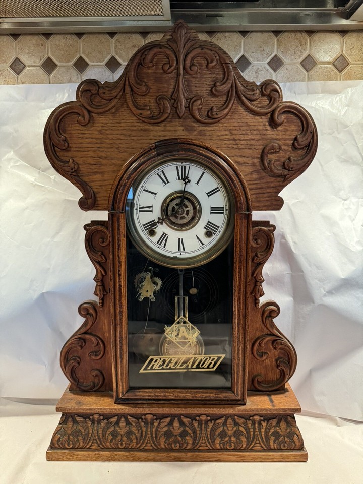 Gilbert Antique Parlor/Kitchen/Mantel Clock - “Perfect” Model With ...