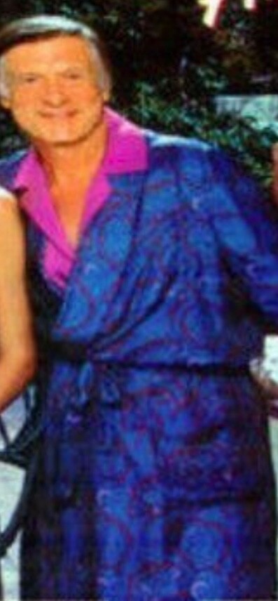 HUGH “HEF” HEFNER PERSONAL SILK ROBE ON PLAYBOY ANNIVERSARY PIN BALL ...