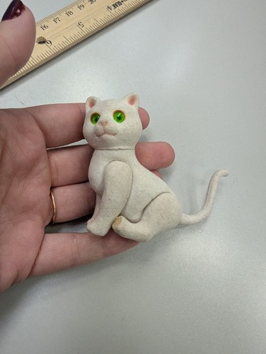 Vintage FLUFFY BARBIE Pet CAT White 1982 Mattel FLUFF | eBay