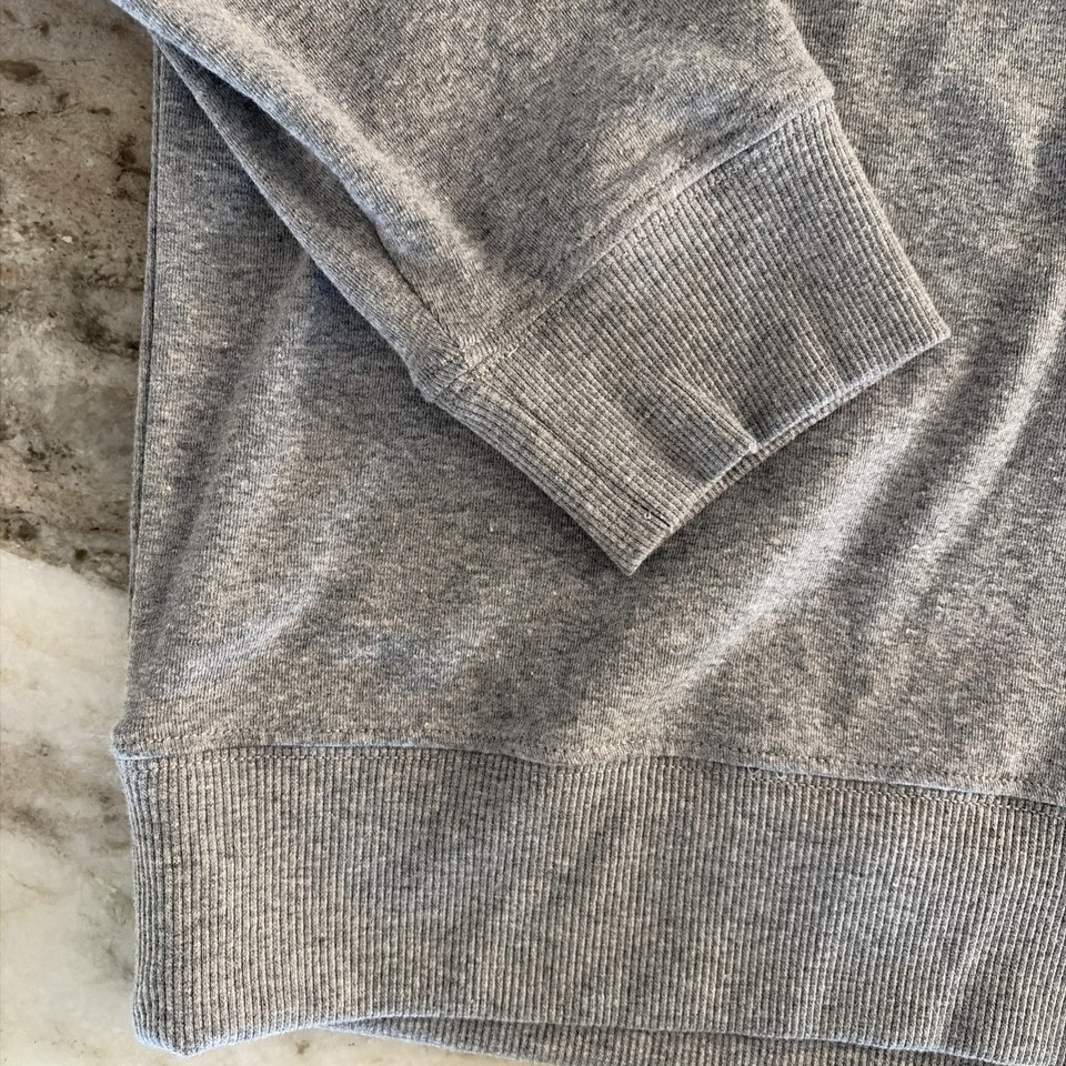 NWT Normal Brand Puremeso 1/4 Quarter Zip Sweater Athletic Grey Men’s ...