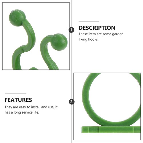 50 Pcs Vine Climbing Hook Clip Plants Holder Fixing Clips Wall Hooks | eBay