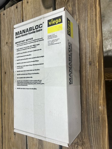 Viega Manabloc Modular Manifold Plumbing System 14 Port (6 Hot & 8 Cold ...