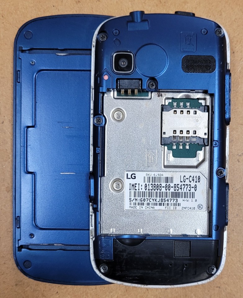 LG Xpression 2 II C410 - Blue ( AT&T ) Cellular Slider Phone - Tested ...