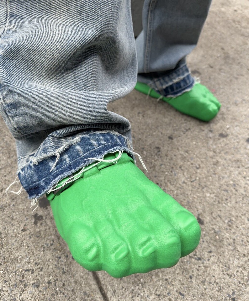 BRAVEST STUDIOS HULK FOOT CLOGS SIZE 11 IN HAND DS | eBay