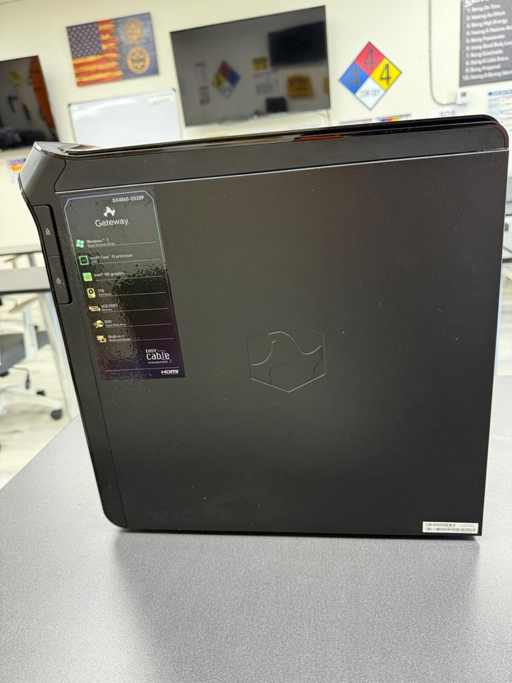 Gateway DX4860-US20P Desktop PC- Intel Core i5-2300-6GB RAM -1TB HDD ...