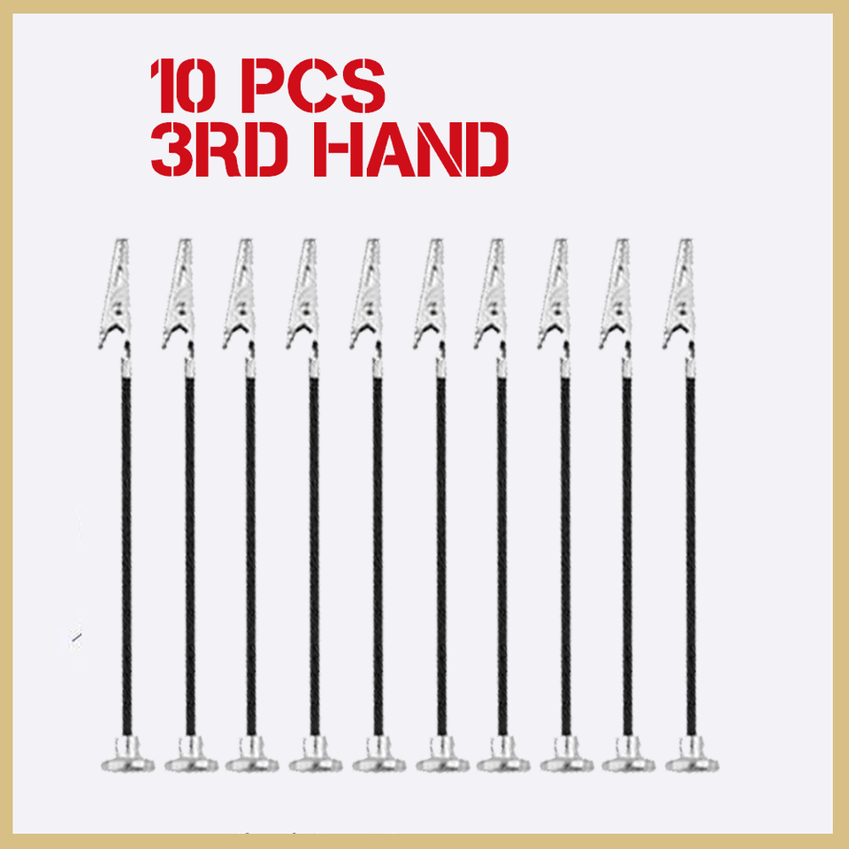 10x Spray Paint Clamps Alligator Clip 3rd hand Model Standing magnet ...