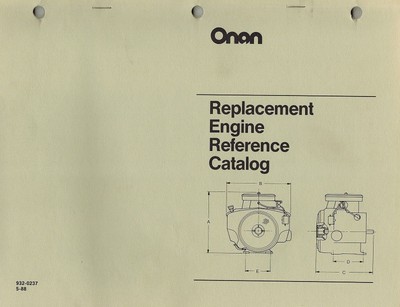 Generator Parts & Accessories - Onan Service Manual