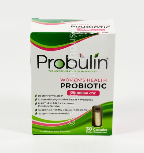 Probulin WOMENS HEALTH Probiotic 20 Billion CFU Prebiotic 30 capsule ...