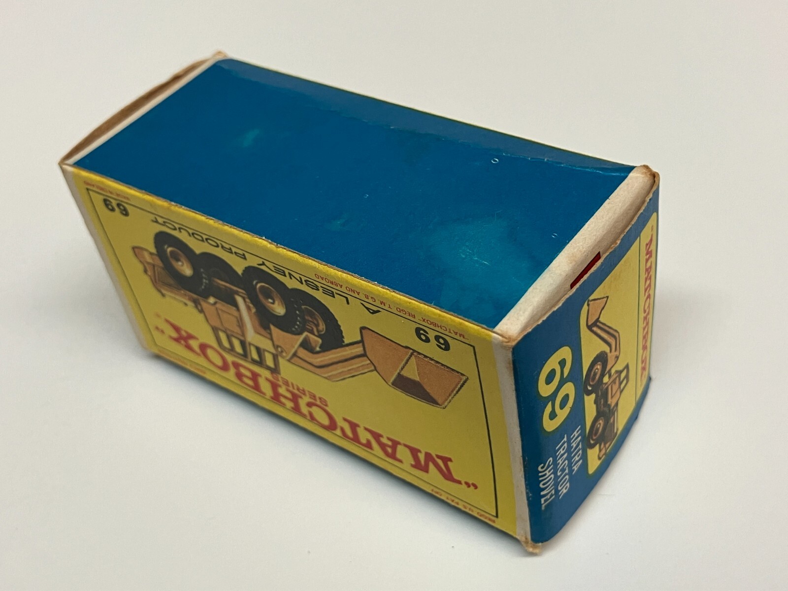 vintage 1965 MATCHBOX 69B HATRA TRACTOR SHOVEL in Original Box | eBay