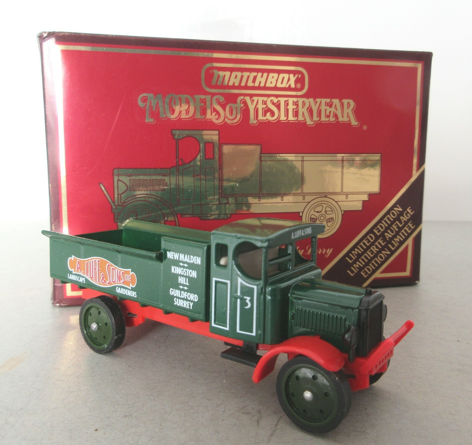 Matchbox Models of Yesteryear Y-9 1920 Leyland 3 ton Subsidy Lorry Mint ...