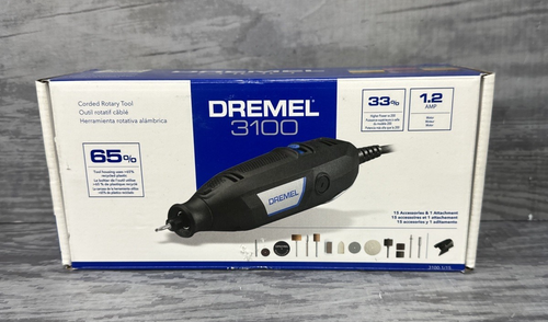 Dremel 3100 1.2 Amp Variable Speed Rotary Tool Kit with 15-Accessories ...