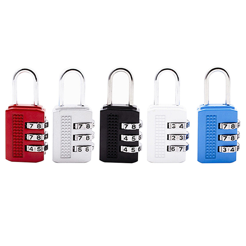 3 Digit Dial Combination Code Number Lock Padlock Suitcase Drawer ...