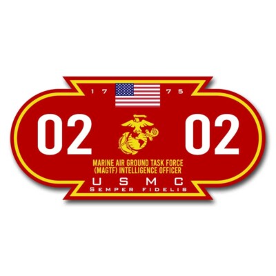 USMC 0202 MOS Decal - USMC Veteran Decal - Marine Corps - Devil Dog 3 ...