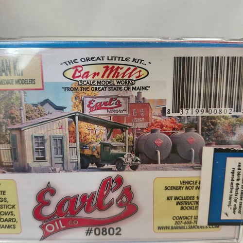 Earls Oil Kit Bar Mills Scale Model Works 802 HO MIB B23 | eBay