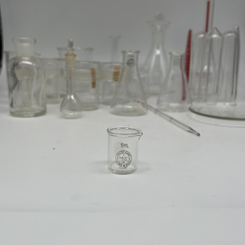 Pyrex Large Lab Glassware LOT FLASK beaker Tube Jar | eBay