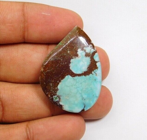 Gorgeous Natural Turquoise Gemstone Cabochon Loose For Making 76 Cts ...