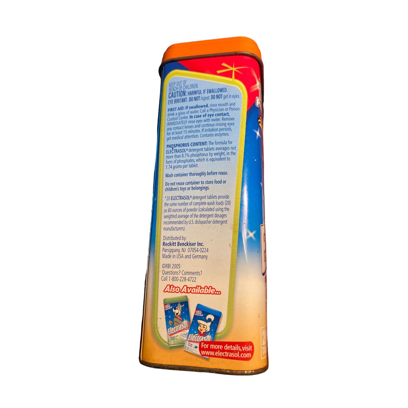 Electrasol Collectible Tin Can The Jetsons ELROY Limited Edition Hanna ...