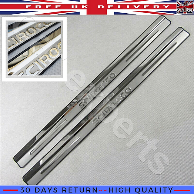 Door Sill Protector Scuff Plates Guard Trim for VW VOLKSWAGEN Scirocco ...