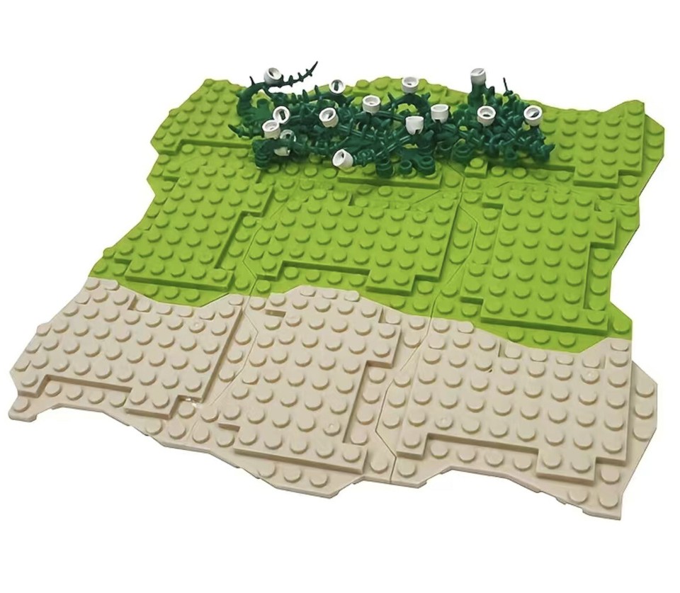 New Irregular Sand Small Base Plate Special 4 Pieces Compatible with ...