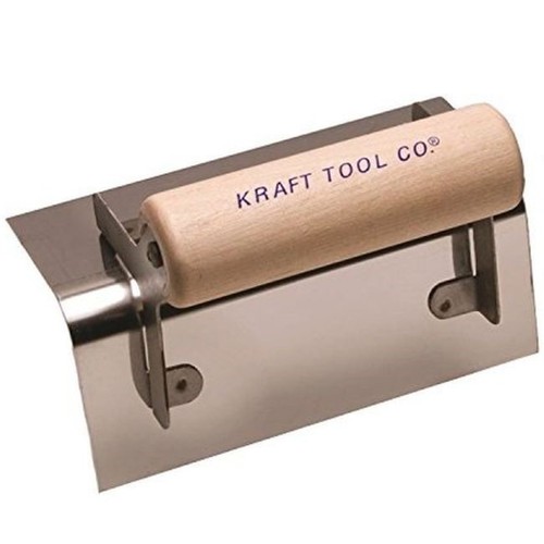 Kraft Tool Concrete Outside Step & Corner Trowel Stainless Steel 1/4 ...