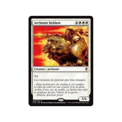 MTG Magic: Playset (4x) Archonte Burning Commander 2016 French Version ...