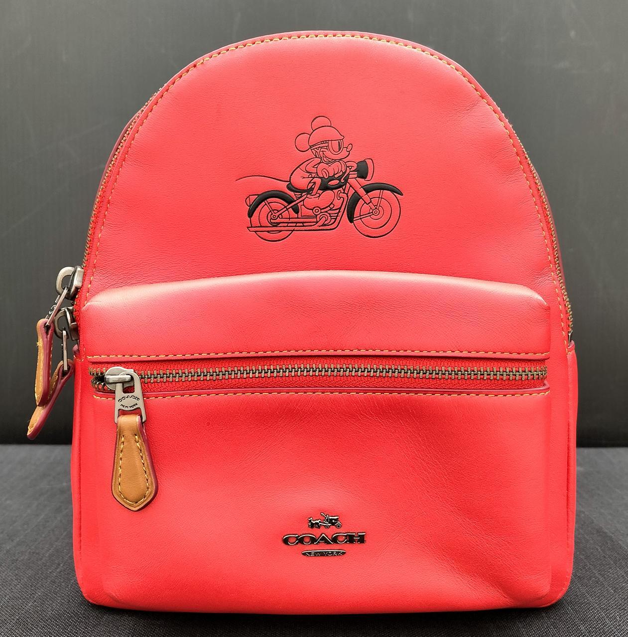 Coach Disney F59837 Mickey Mouse backpack PINK - Gem