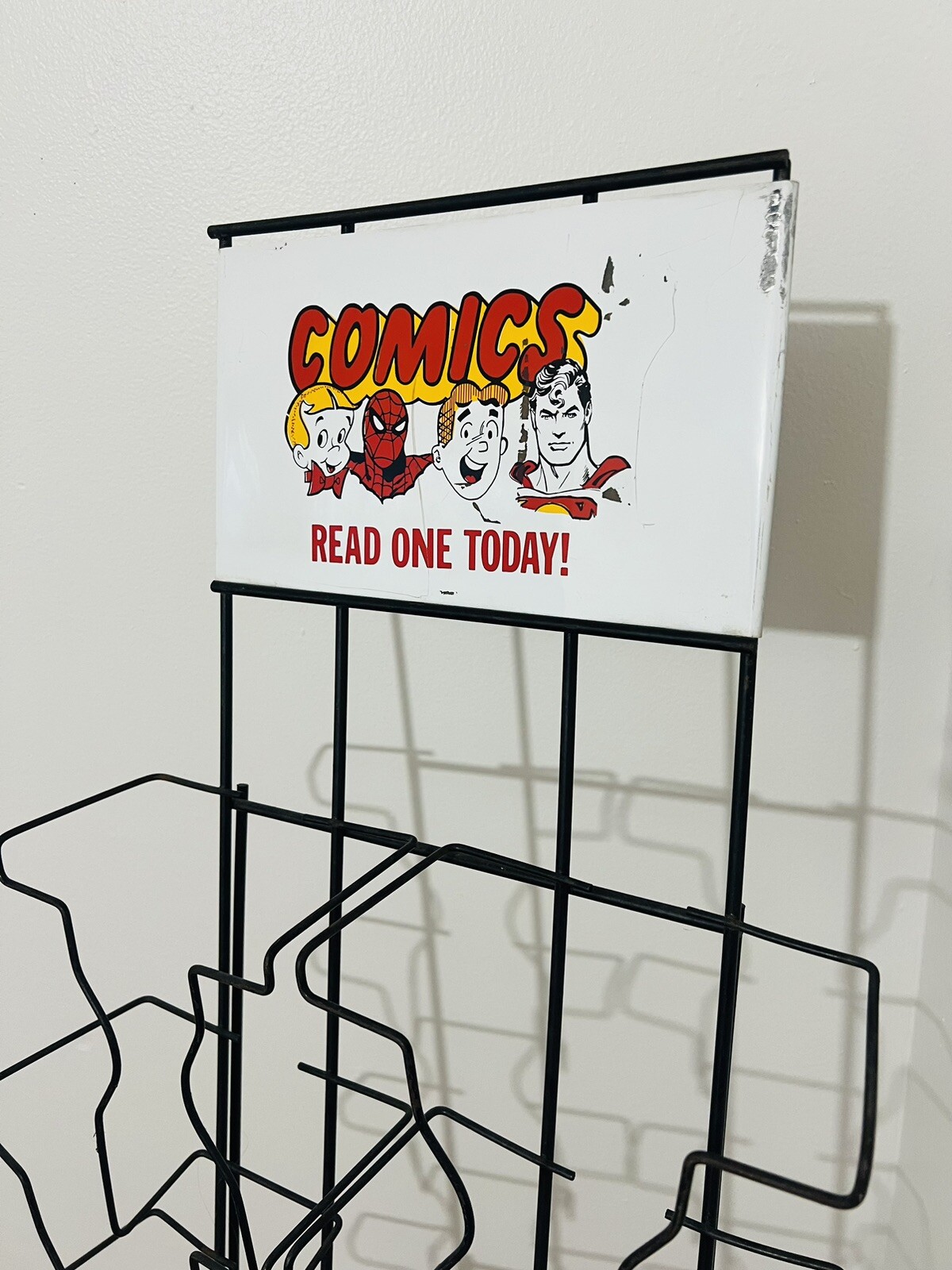 1960s Vintage Metal Comic Book Store Rotating Display Rack | eBay