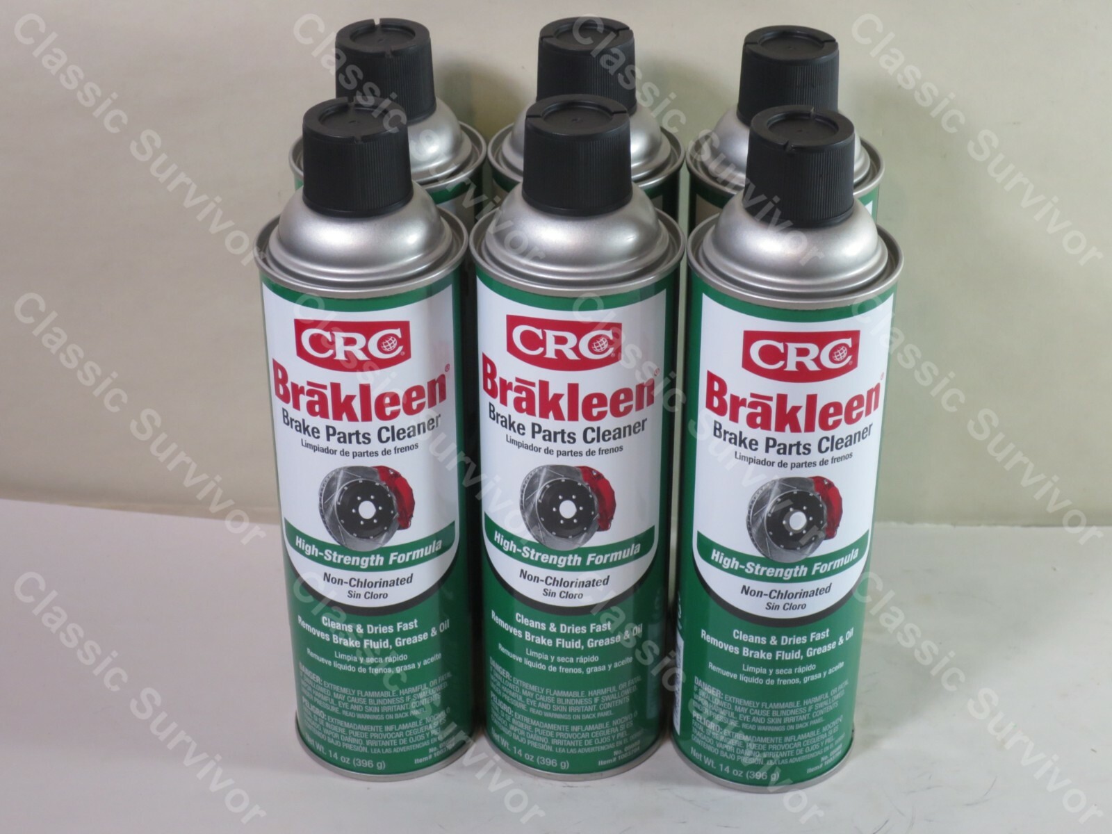 Brakleen Brake Parts Cleaner CRC 05088 14oz Can Case of 6 | eBay