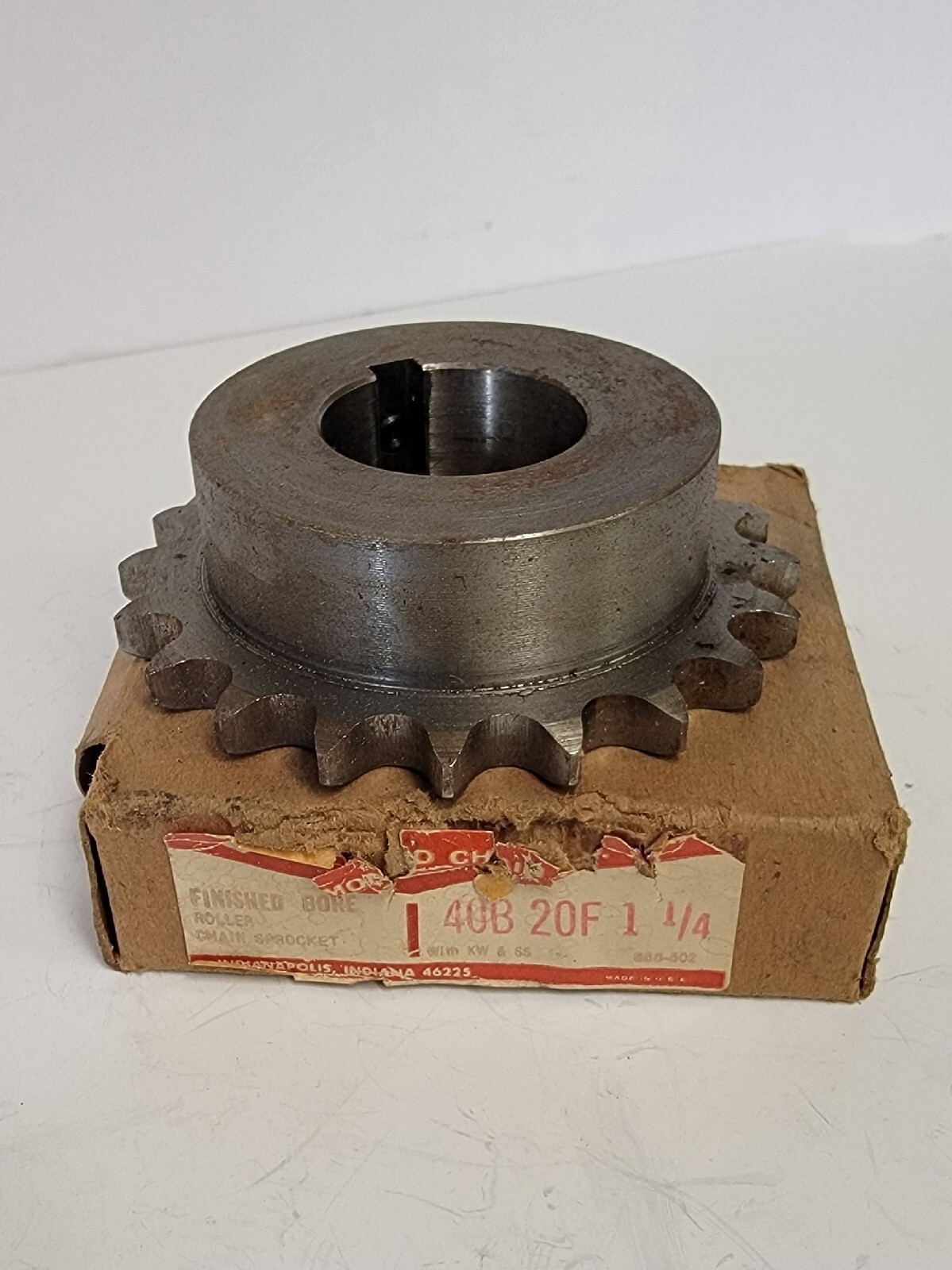 DIAMOND 40B 20F-1 1/4" ROLLER CHAIN SPROCKET. | eBay
