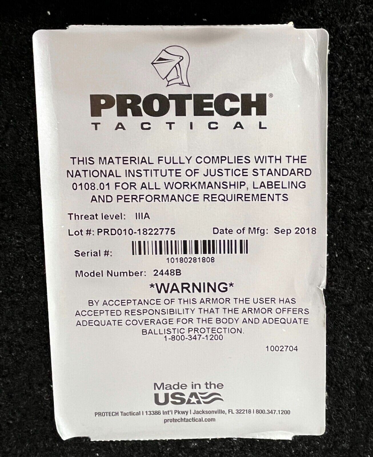 PROTECH Ballistic Shield Level IIIA 24X48" Tactical Entry Model 2 | eBay