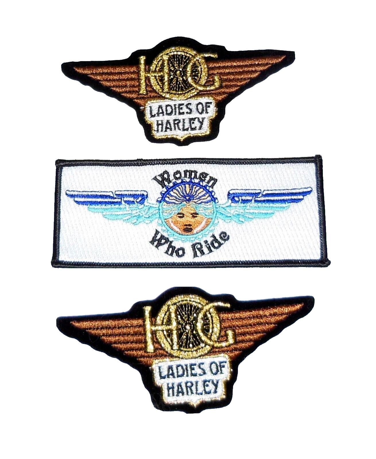 ASSORTED LOT, 2 HARLEY DAVIDSON HOG LADIES OF HARLEY & 1 WOMEN WHO RIDE ...