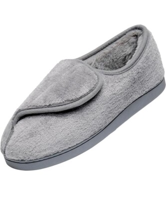 Git-up Women Soft wide Slippers Memory Foam Closed Toed House Slippers ...