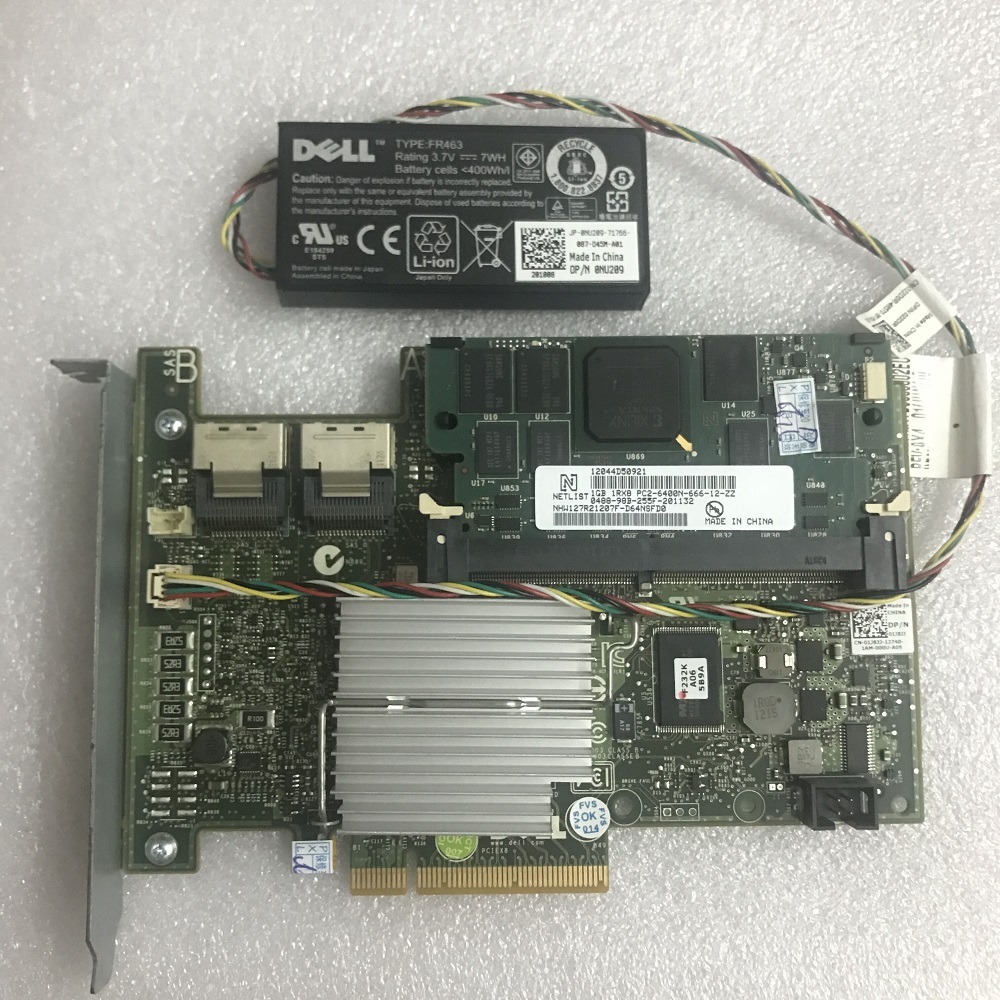 DELL PERC H700 6Gb/s 1G RAID CONTROLLER for POWEREDGE R510 R610 with ...